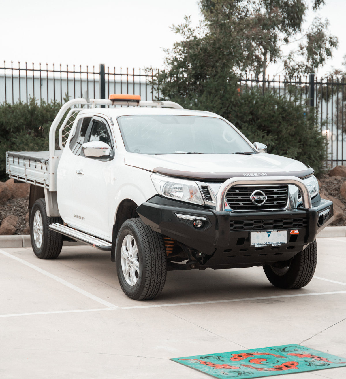 Navara NP300 2015-Present 309BS Side Step Package (Chrome Step Plate ...