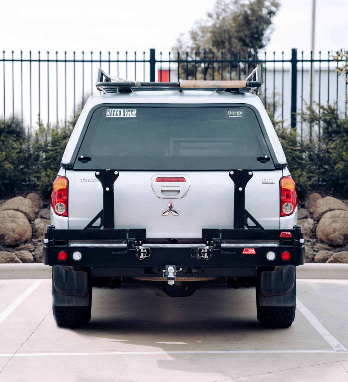 Triton ML 2006-2009 022-02 Rear Wheel Carrier Dual Wheels Carrier Pack ...