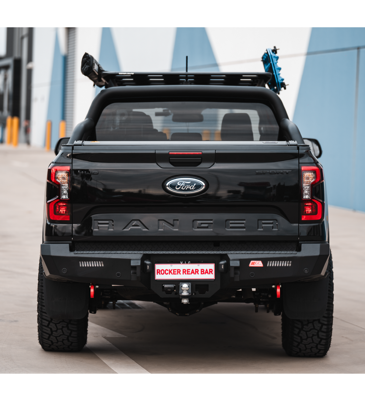 New Ranger 2022-On - 022-01 Rocker Rear Bar Package - SKU MCC-05010-20 ...