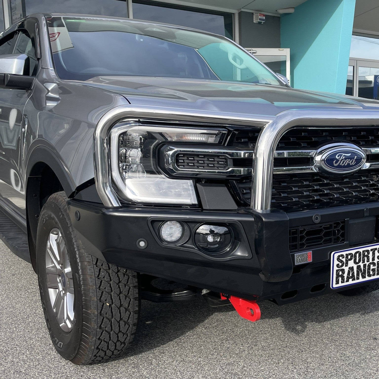 Next-Gen Ranger/Everest 2022-On - 707-01 Falcon Bull Bar Triple Stainl ...