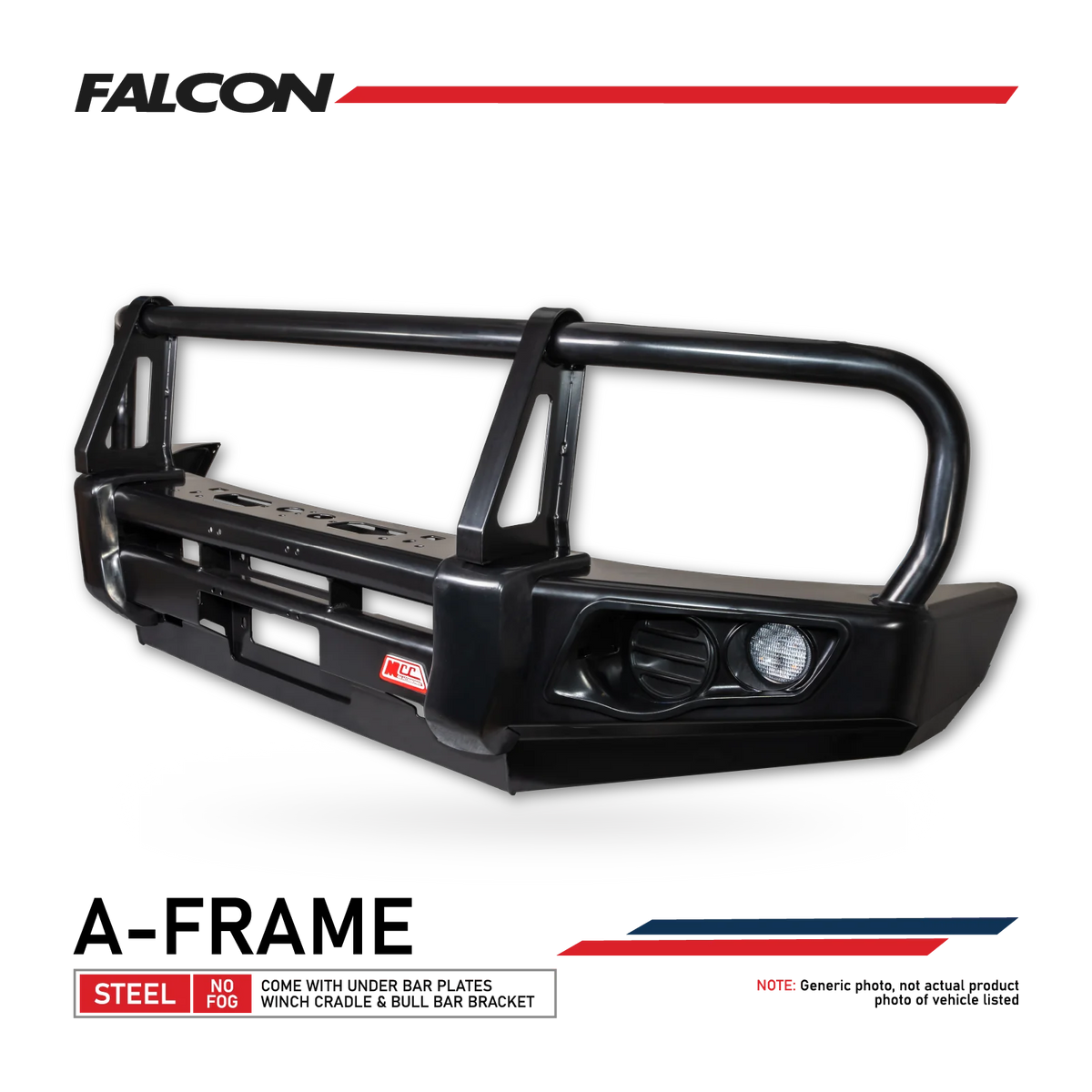 Holden Colorado RC 2008-2012 707-02 Falcon Bull Bars – MCC 4x4