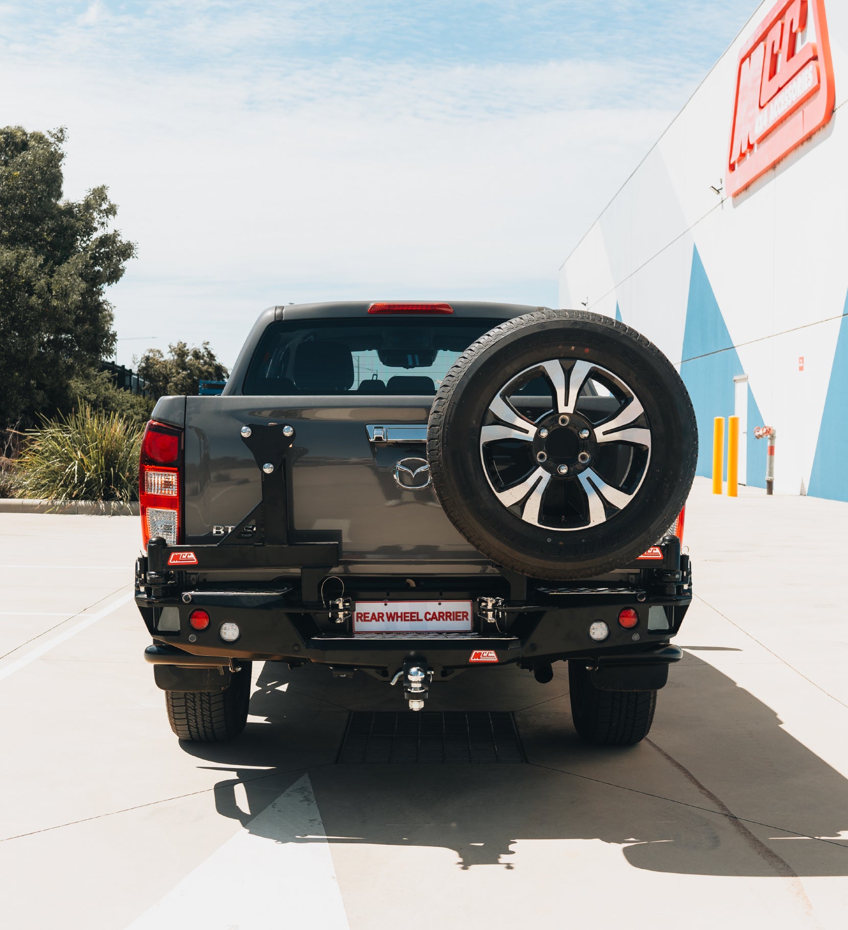 BT50 TF 2021-On 022-02 Rear Wheel Carrier Dual Wheels Carrier Package ...