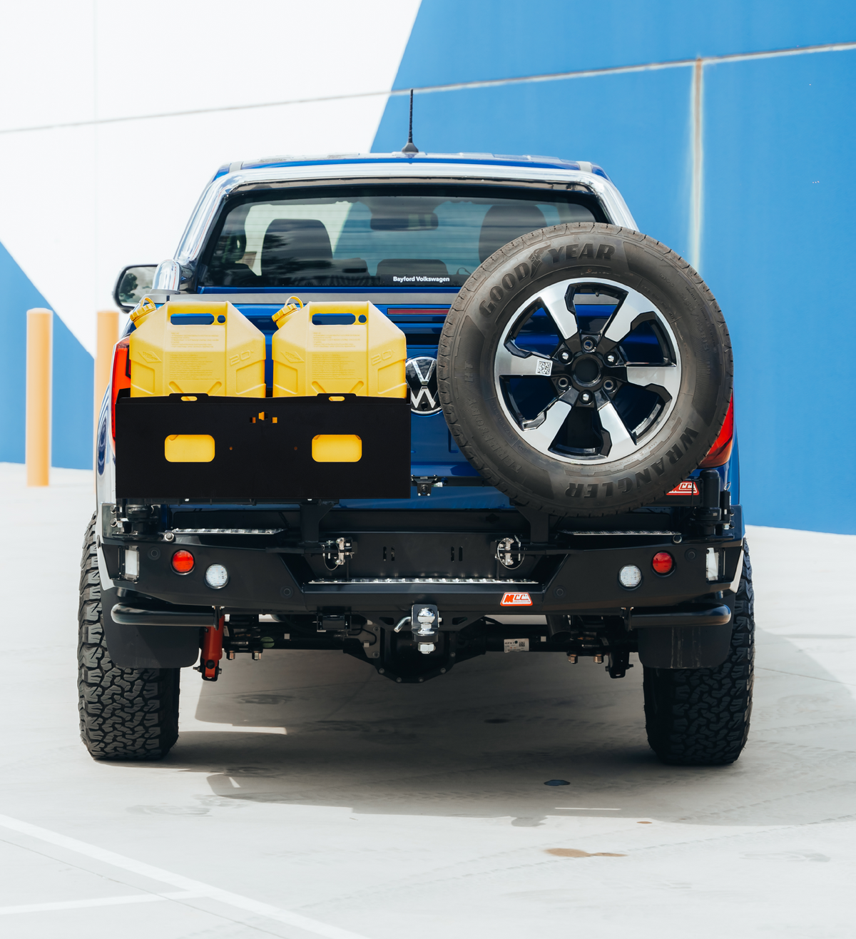 All-New Amarok 2023-On - 022-02 Rear Wheel Carrier Double Jerry Can Ho ...