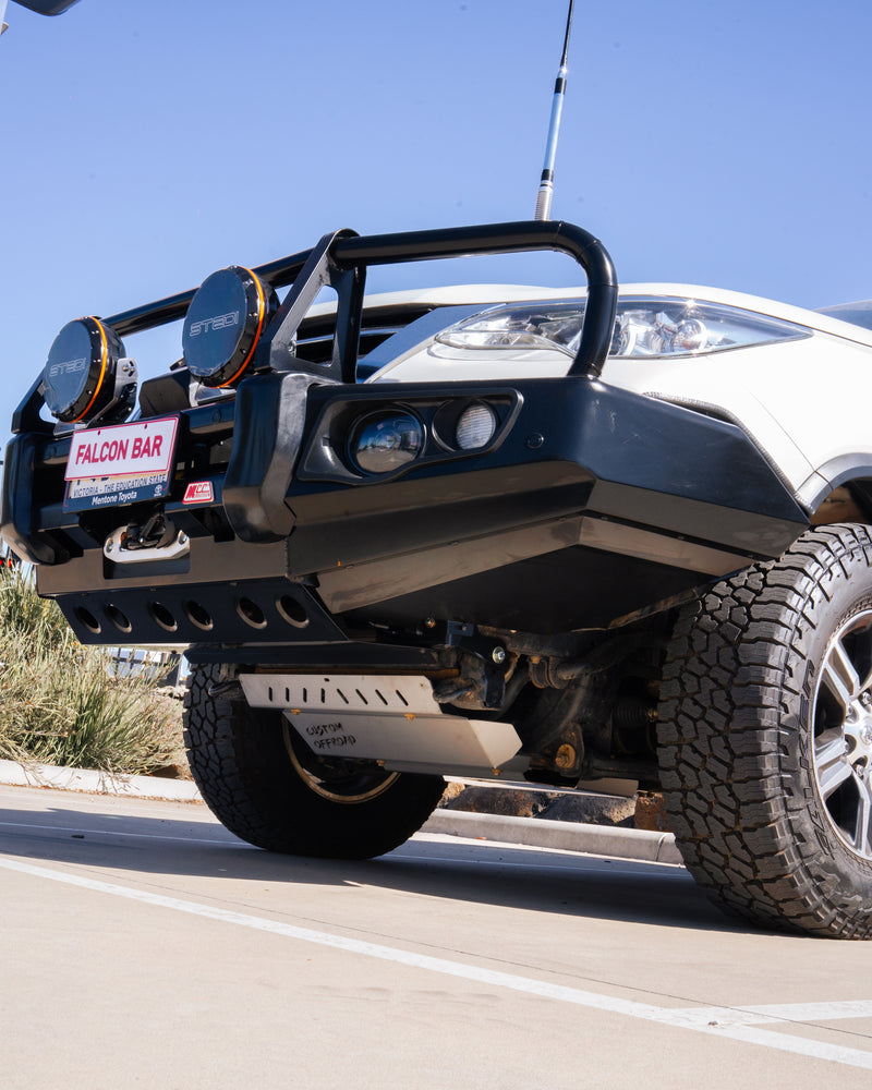 Fortuner 2015-2020 707-02 Falcon Bull Bar Black A-Frame Package (LED F ...