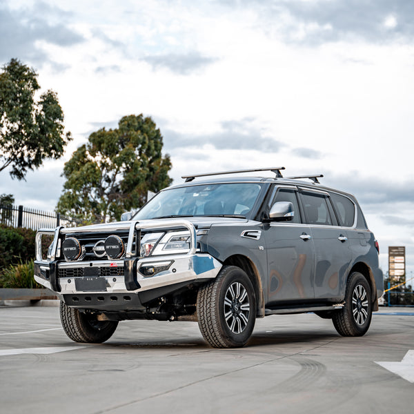 Patrol Y62 2018-Now Alloy Phoenix Bull Bar A-Frame Package – MCC 4x4