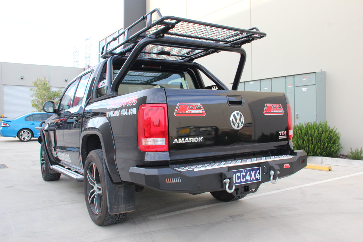 Amarok 2011-On 03205BTR Swing Sport Bar Black Tube with Roof Rack Pack ...