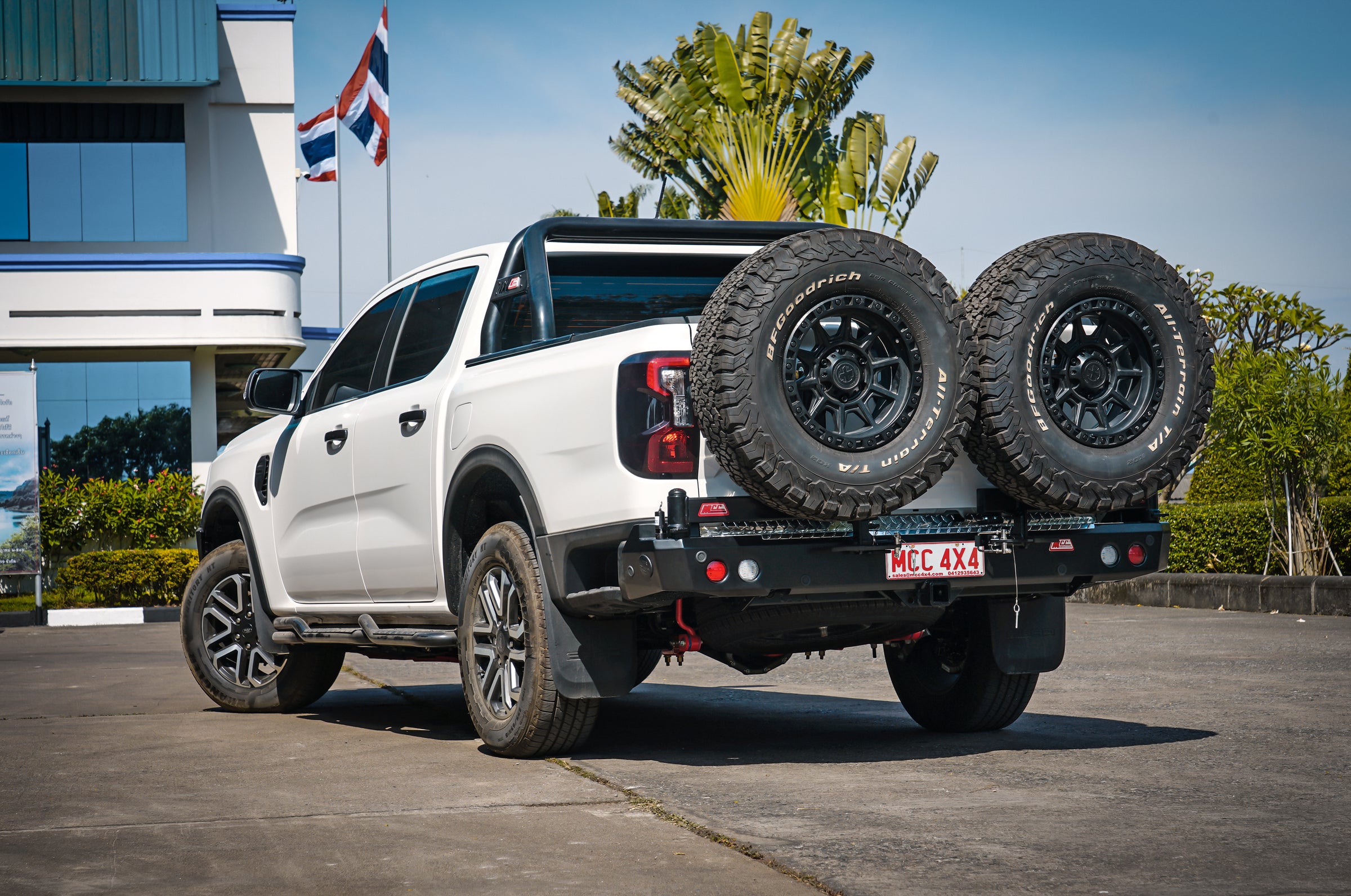 New Ranger 2022-On - 022-02 Rear Wheel Carrier Dual Wheels Carrier Pac ...