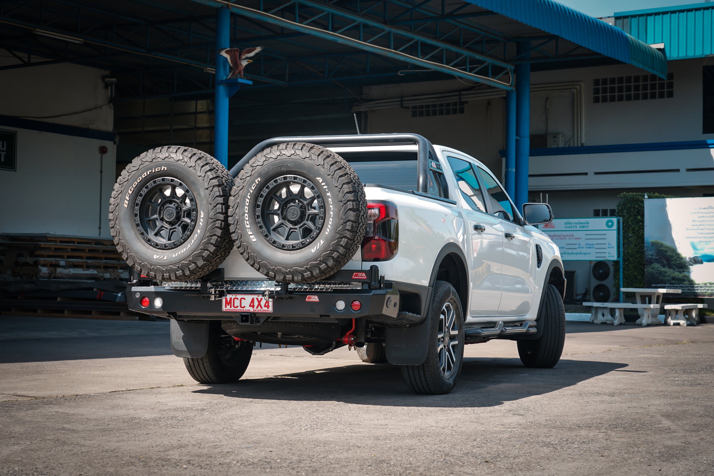 New Ranger 2022-On - 022-02 Rear Wheel Carrier Dual Wheels Carrier Pac ...