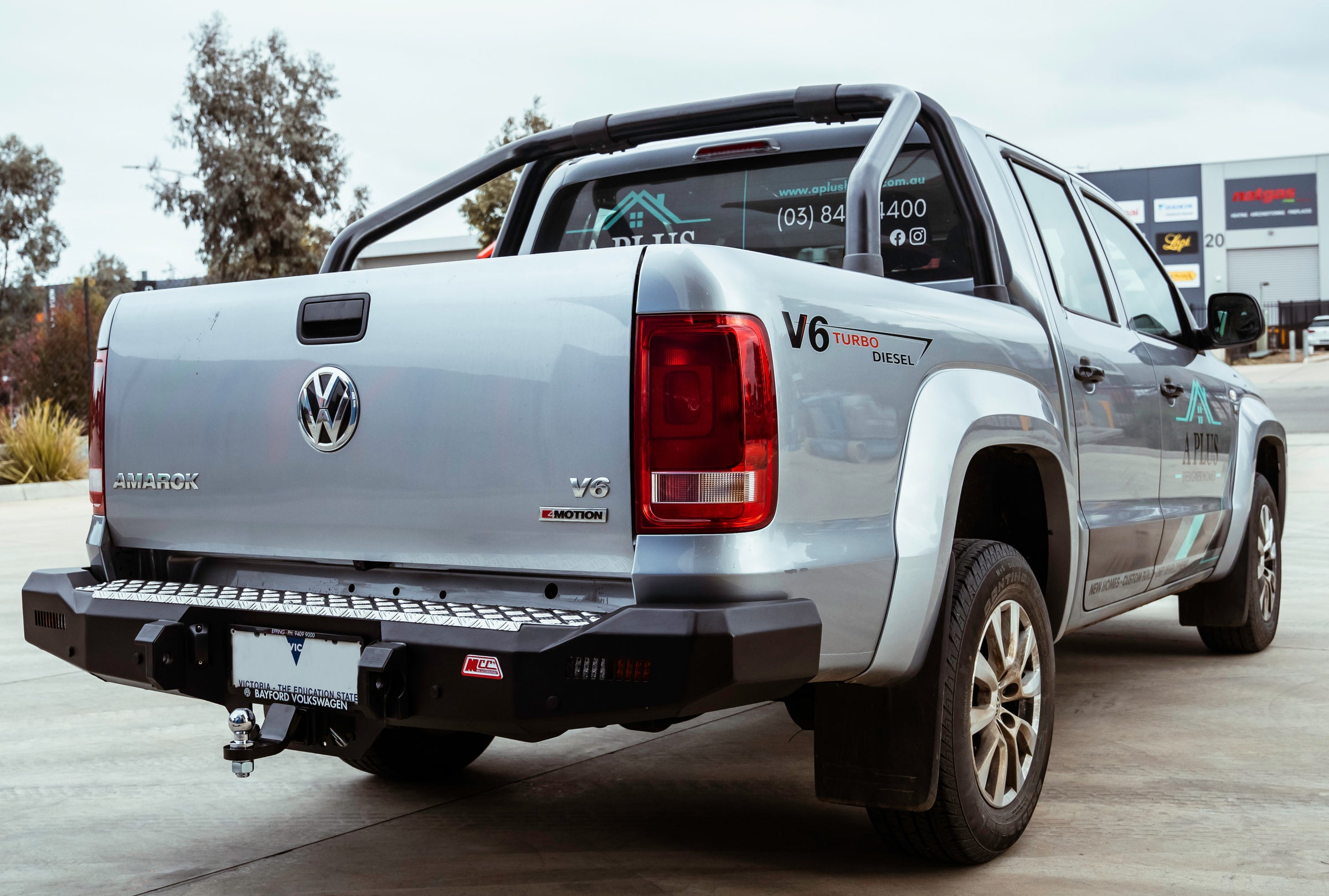 Amarok 2011-On 022-01 Rocker Rear Bar Package - SKU MCC-04001-201 – MCC 4x4