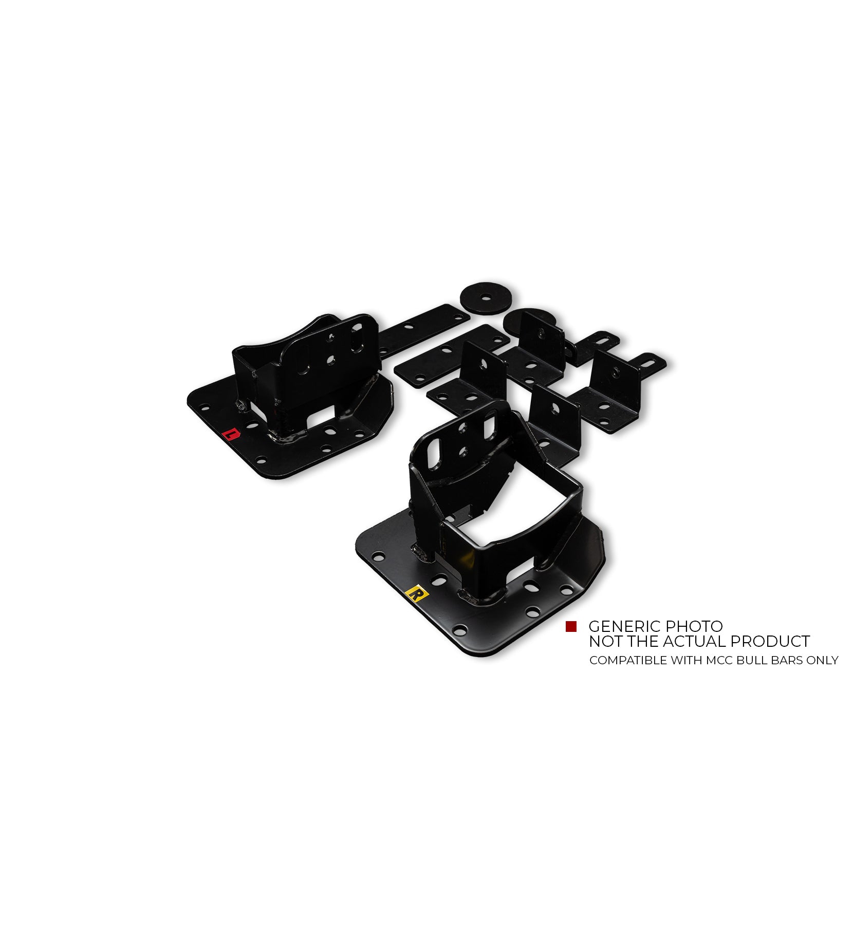Pajero NM NP 1999-2006 Bull Bar Brackets Includes (707/808/AW) - SKU M ...