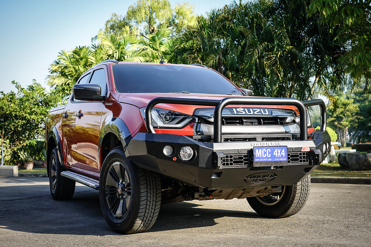 Dmax RG 2020-Present 078-02SQ Rocker Bull Bar Triple Loops Package - S ...
