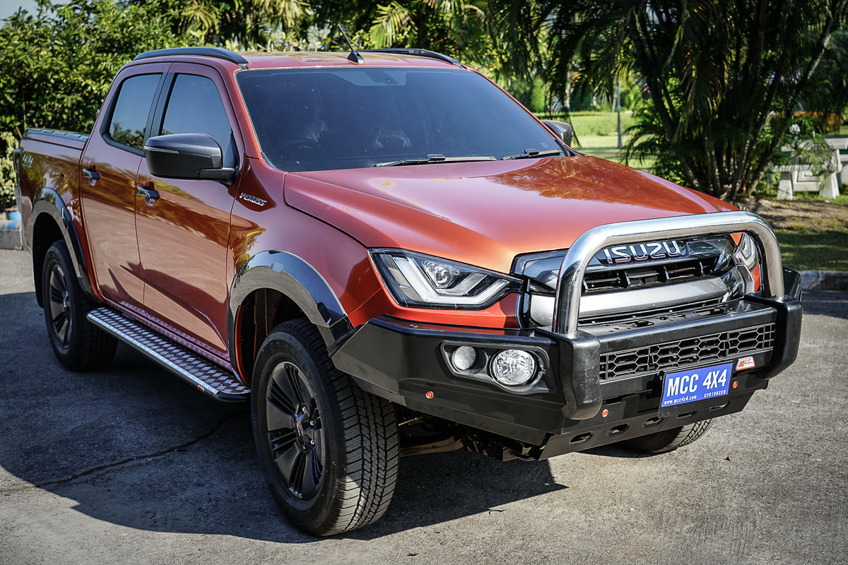 Dmax RG 2020-Present 707-01 Falcon Bull Bar Single Stainless Loop Pack ...