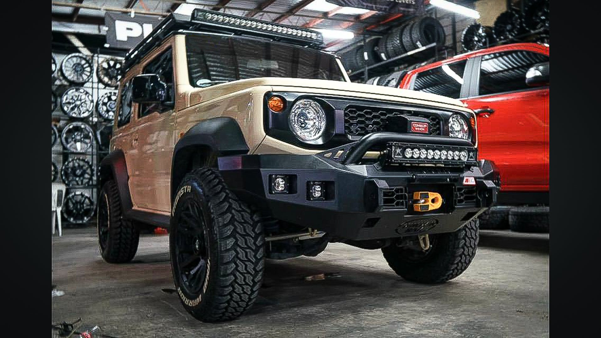 Suzuki Jimny 2019 On Rocker Bull Bar Mcc 4x4