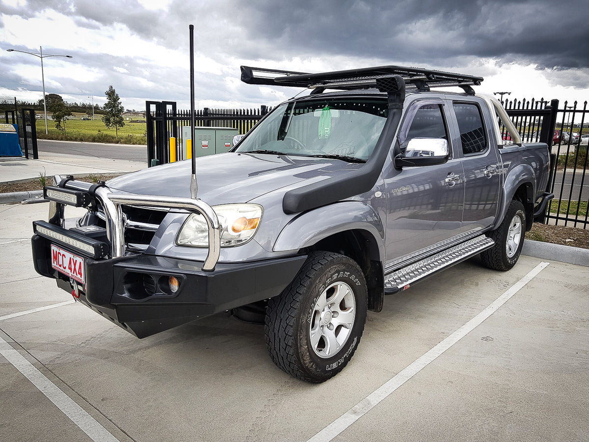 BT50 UN 2006-2011 707-01 Falcon Bull Bar Triple Stainless Loops Packag ...