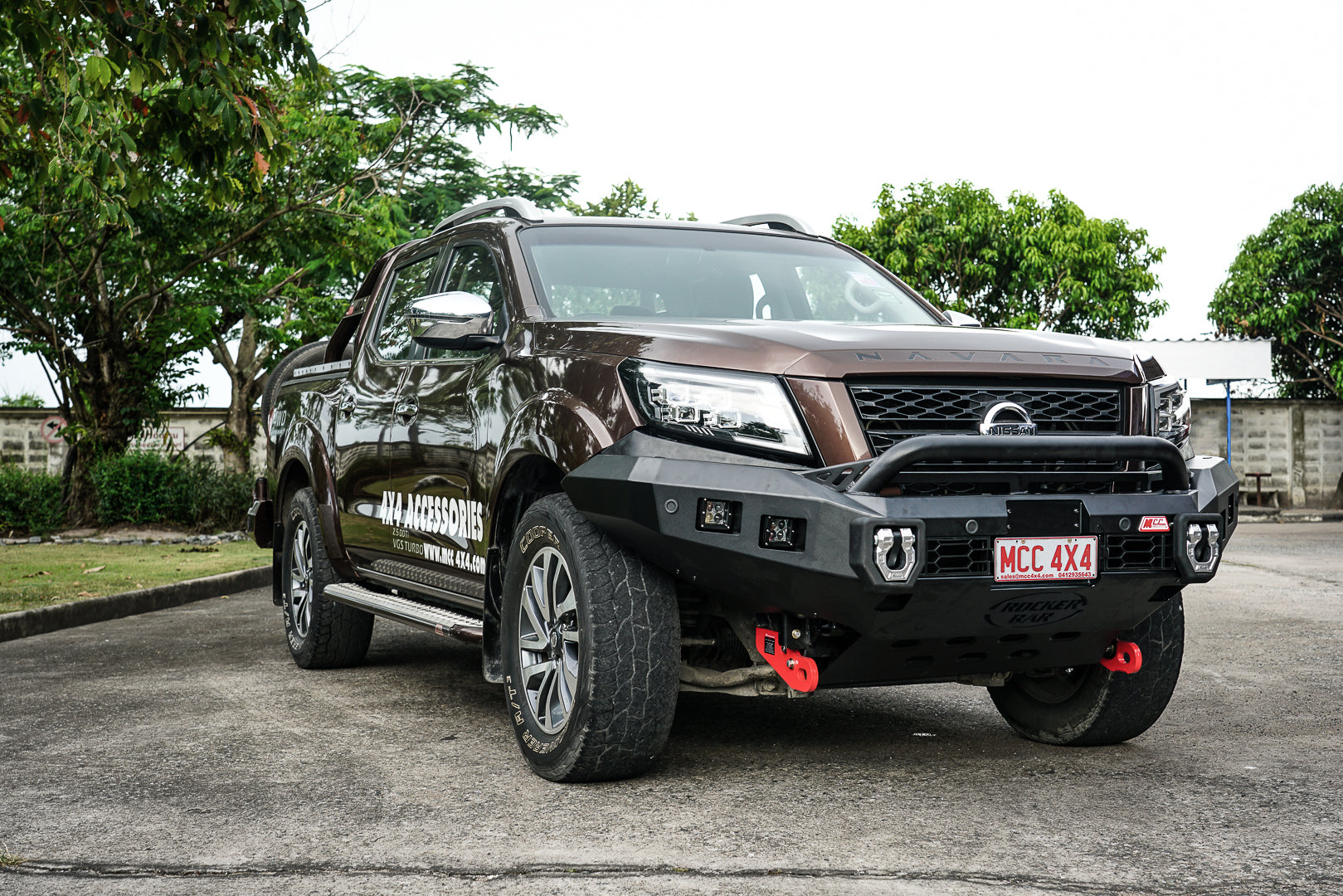 Navara Np300 2021-Present - 078-01SQL Rocker Bull Bar Single Low Loop ...