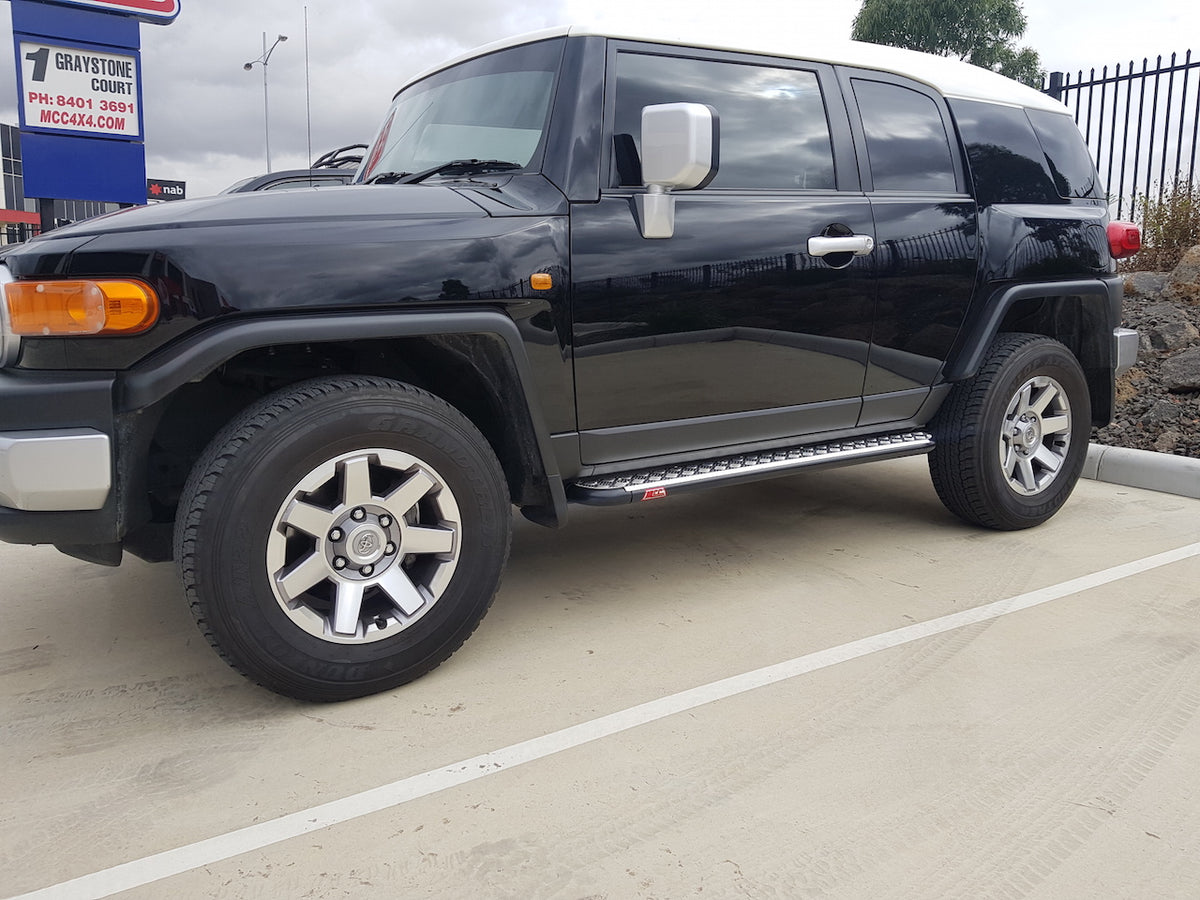 FJ Cruiser XJ10 2006-2017 309BS Side Step Package (Chrome Step Plate ...