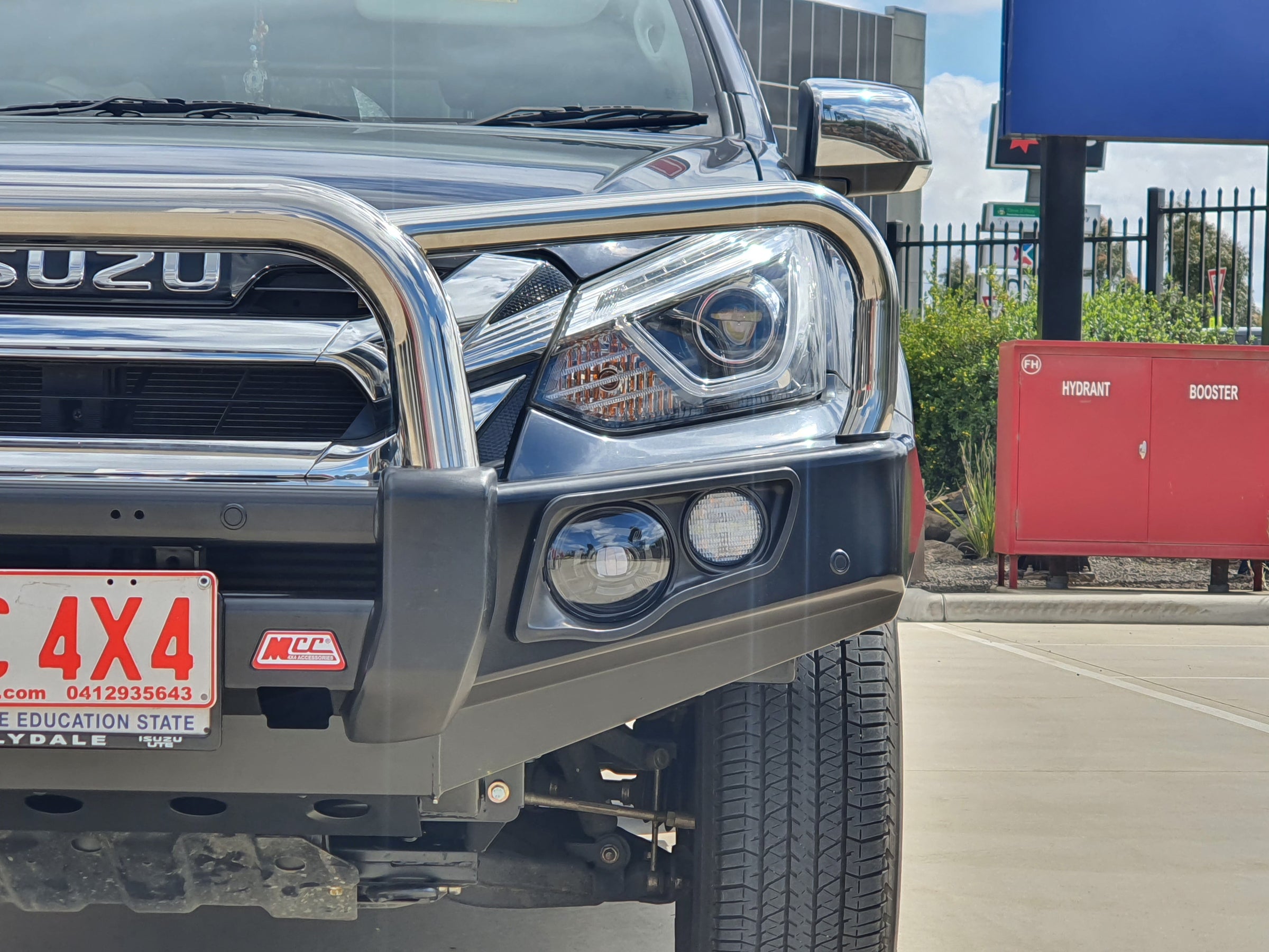 MUX RF 2013-2016 707-01 Falcon Bull Bar Triple Stainless Loops Package ...