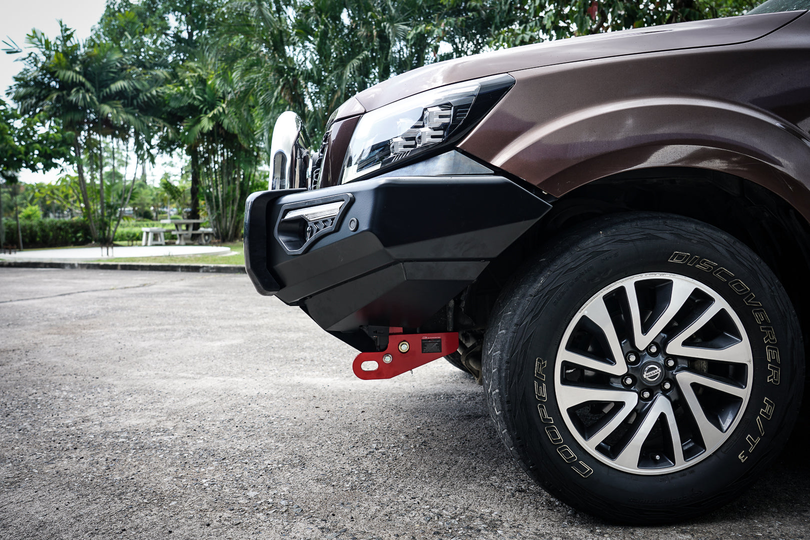 Navara Np300 2021-Present - 808-01 Phoenix Bull Bar Single Stainless L ...