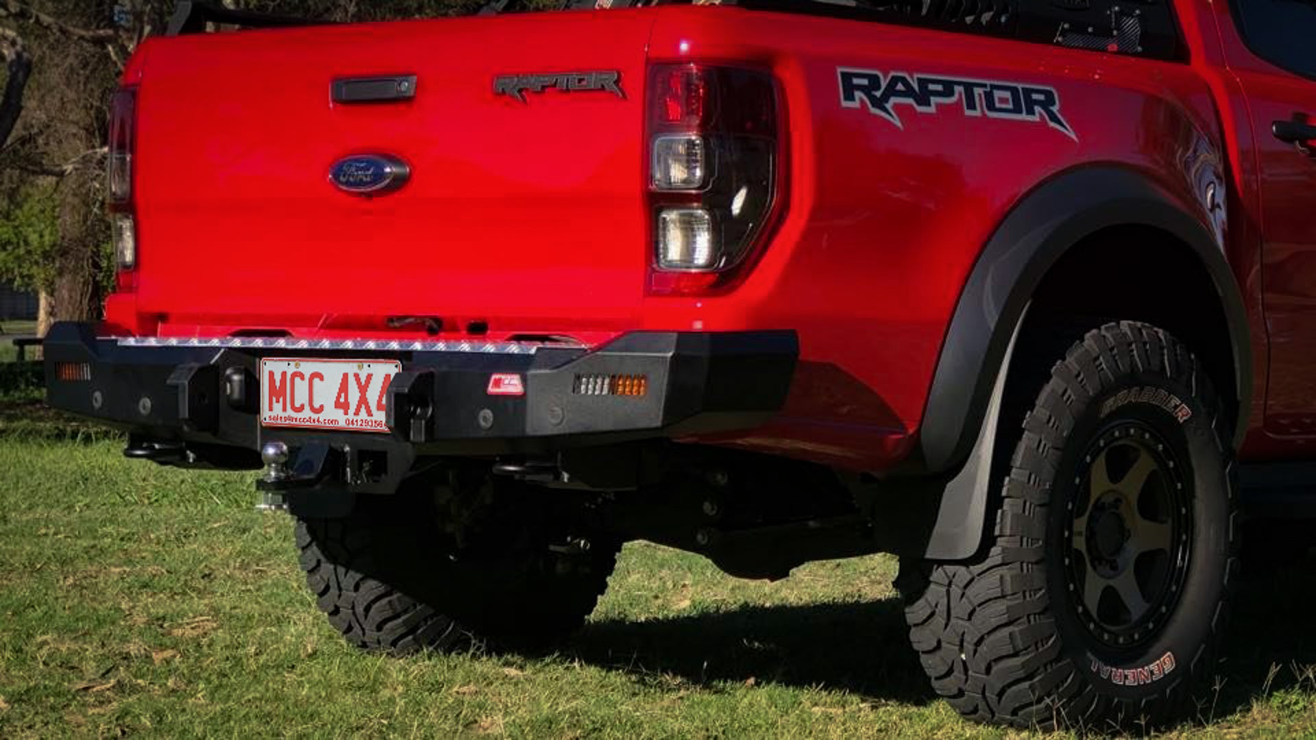 Ranger Raptor 2018-2021 022-01 Rocker Rear Bar Package - SKU MCC-05008 ...