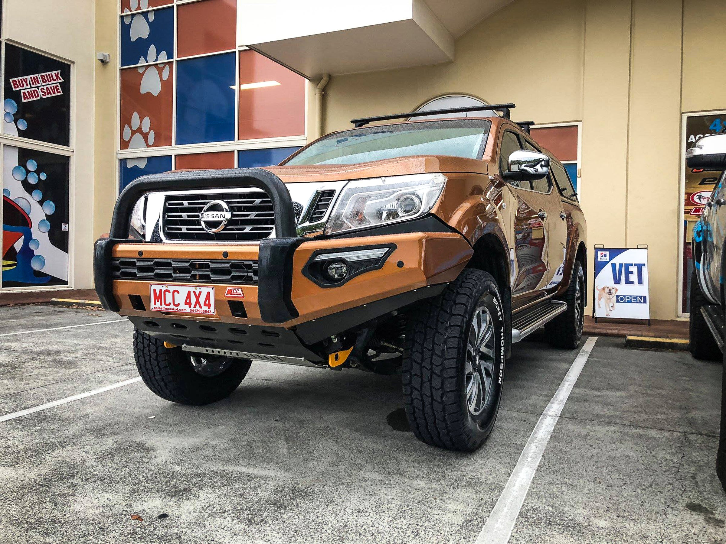 Navara NP300 2015-2020 808-01 Phoenix Bull Bar Single Black Loop Packa ...