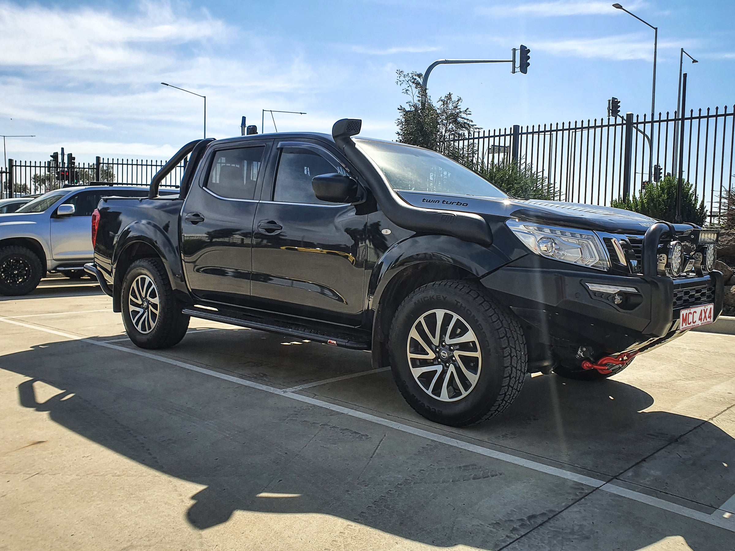 Navara NP300 2015-Present 309BSBK All Black Side Step Package - SKU MC ...