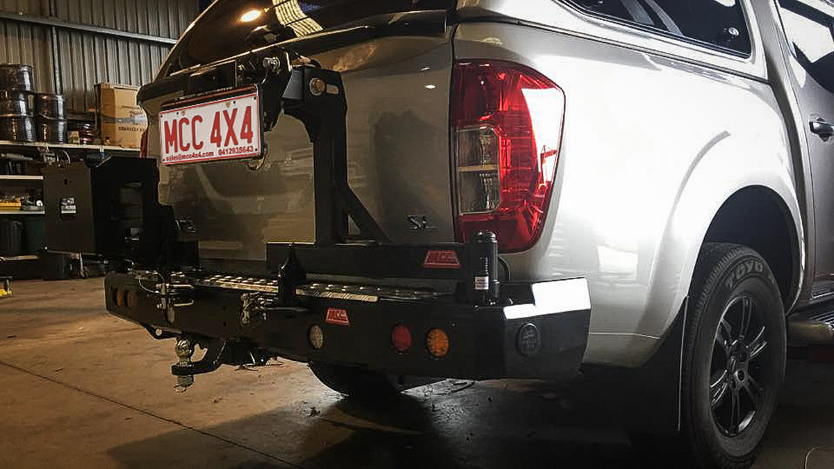 Navara NP300 2015-Present Rear Wheel Carrier – MCC 4x4