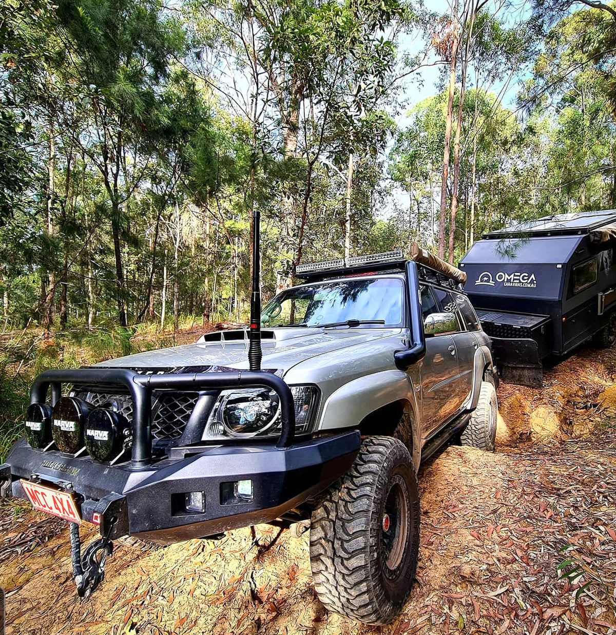 Patrol Y61 1997-2005 078-02SQ Rocker Bull Bar Triple Loops Package - S ...