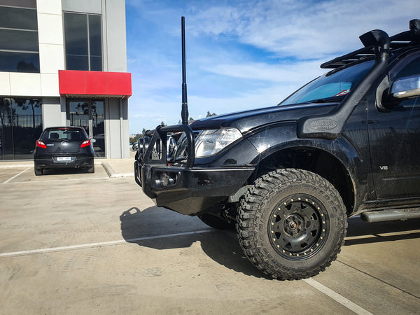 Navara D40 2011-2015 707-02 Falcon Bull Bar Black A-Frame Package (No ...