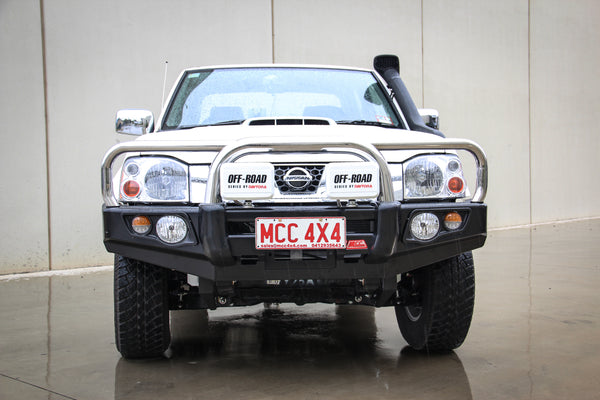 Navara D22 1997-2015 707-01 Falcon Bull Bar Triple Stainless Loops Pac ...