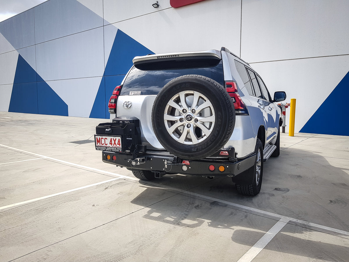 Prado 150 prefacelift 2009-2017 022-02 Rear Wheel Carrier Double Jerry ...