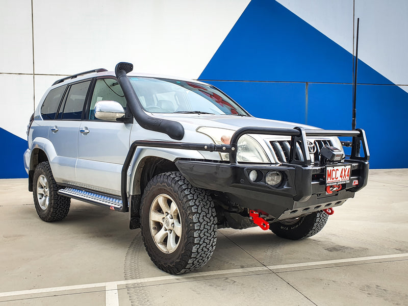 Prado 120 2002-2009 039SBSR Side Step and Rail Package (Sand Black) (5 ...