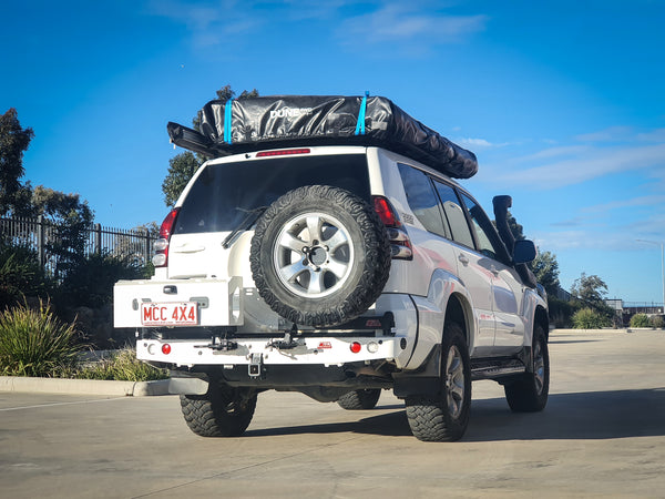 Prado 150 facelift 2017-Current 022-02 Rear Wheel Carrier Dual Wheels ...