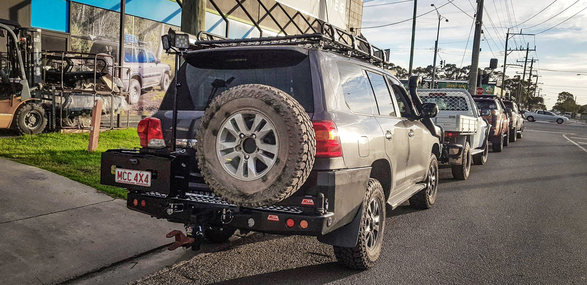 Land Cruiser 200 series 2007-2021 022-02 Rear Wheel Carrier Dual Wheel ...