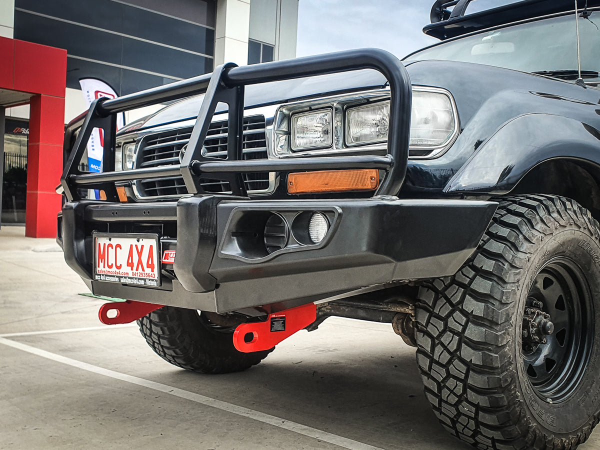 Land Cruiser 80 series 1990-1998 707-02 Falcon Bull Bar Black A-Frame ...
