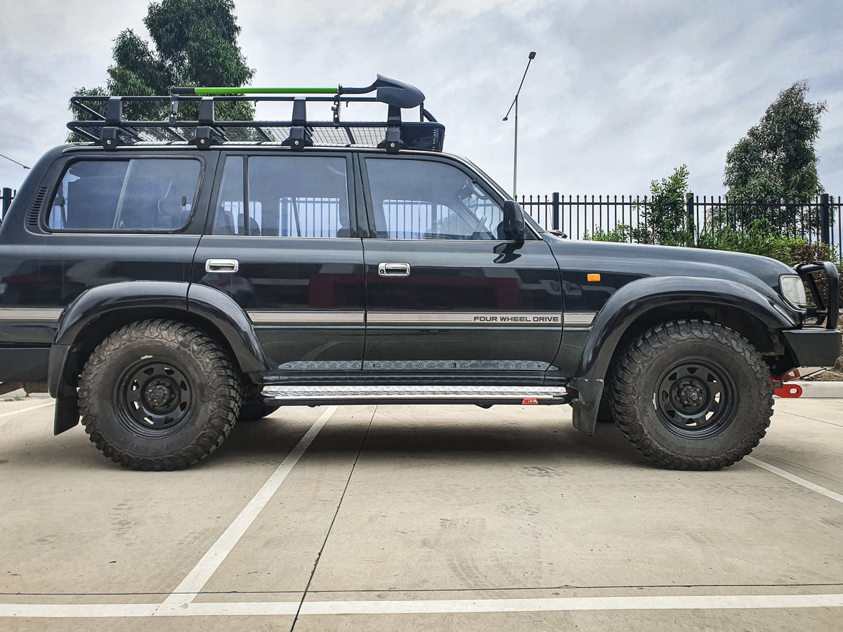Land Cruiser 80 series 1990-1998 309BS Side Step Package (Chrome Step ...