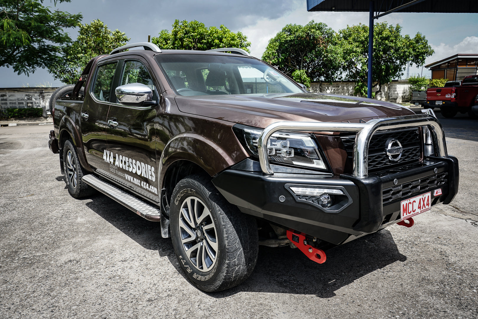 Navara Np300 2021-Present - 808-01 Phoenix Bull Bar Triple Stainless L ...