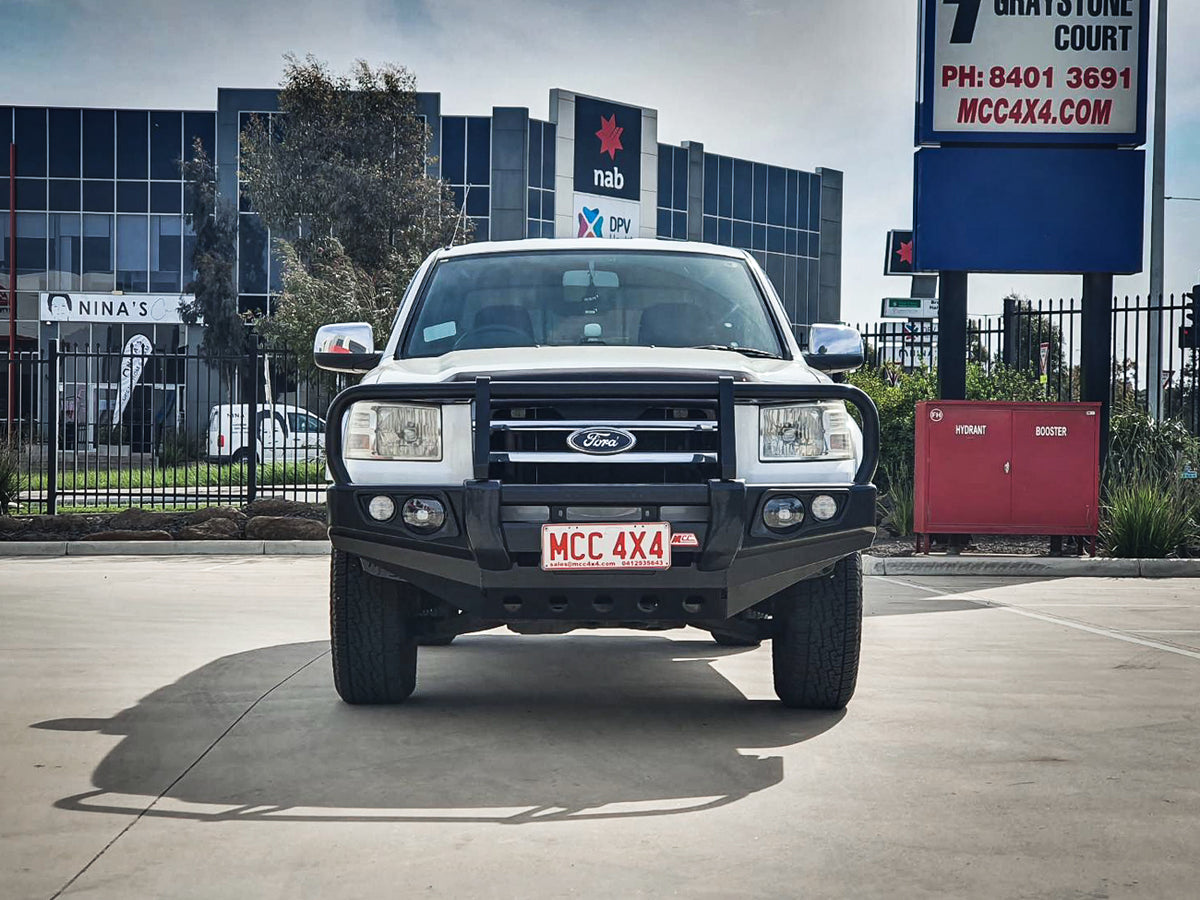 Ranger PJ 2007-2009 707-02 Falcon Bull Bar Black A-Frame Package (No F ...