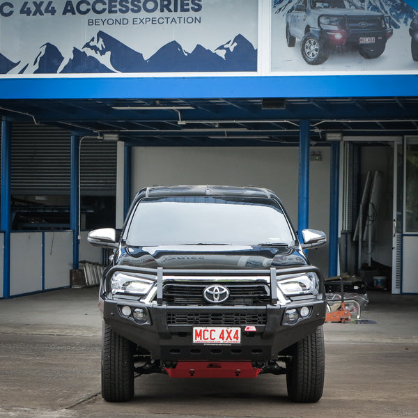 Hilux 2016-2020 707-01 Falcon Bull Bar Triple Stainless Loops Package ...