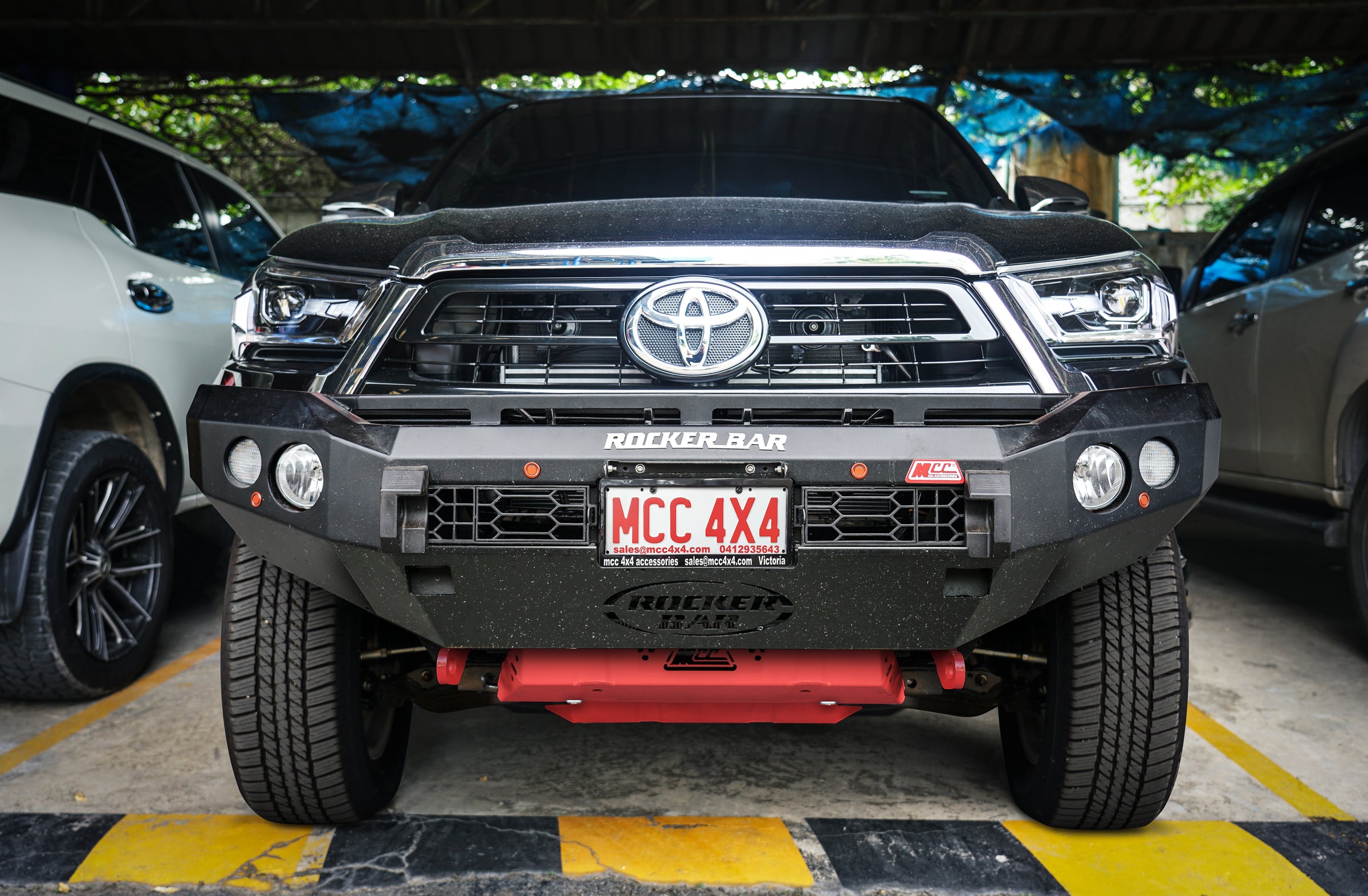 Hilux 2016-2020 078-01SQ Rocker Bull Bar No Loop Package - SKU MCC-010 ...
