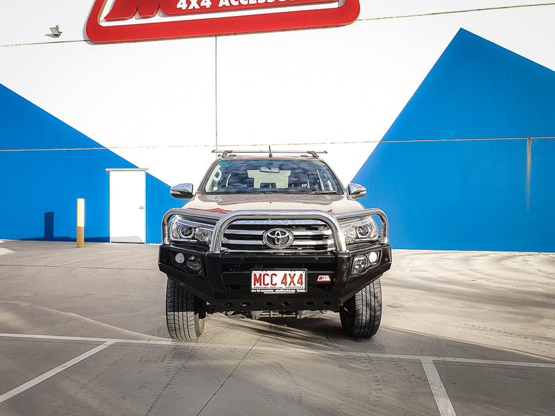 Hilux 2016-2020 707-01 Falcon Bull Bar Triple Stainless Loops Package ...