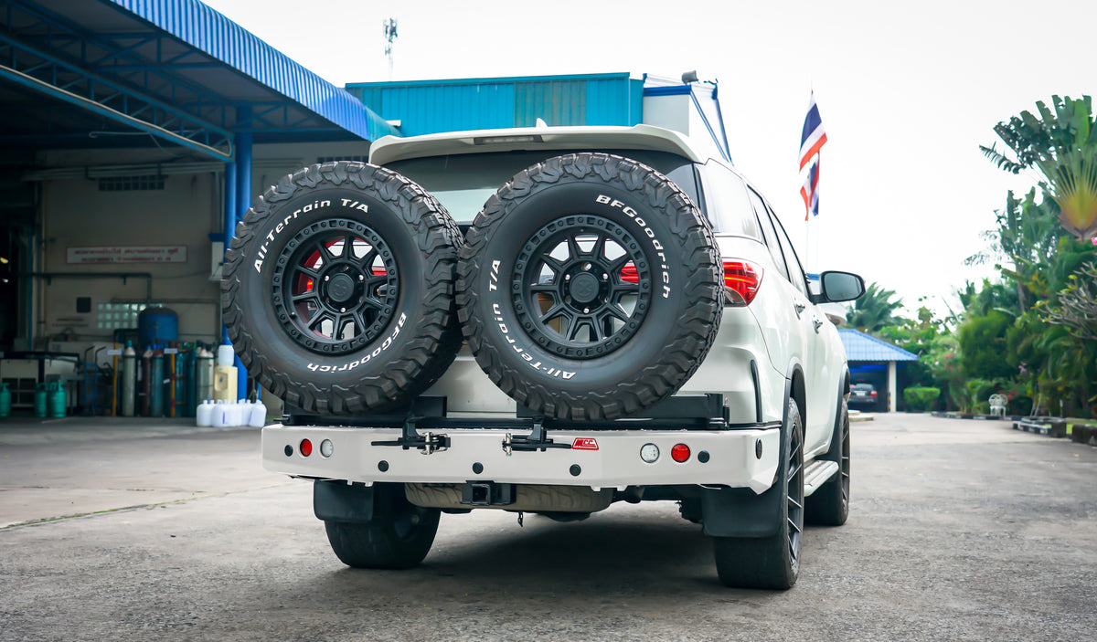 Fortuner Facelift 2021-On Wheel Carriers Rear Bar – MCC 4x4