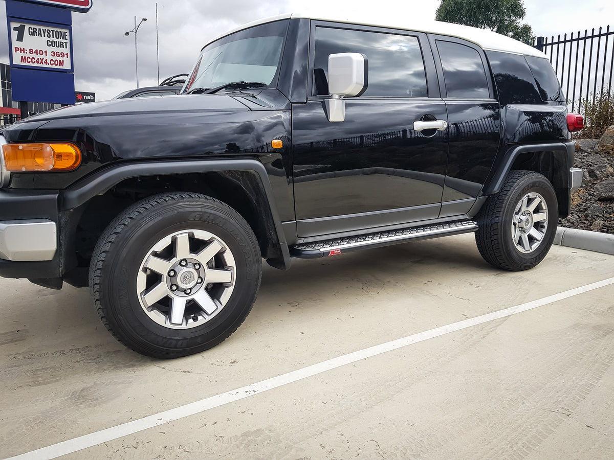FJ Cruiser XJ10 2006-2017 039BSR Side Step and Rail Package (Chrome St ...