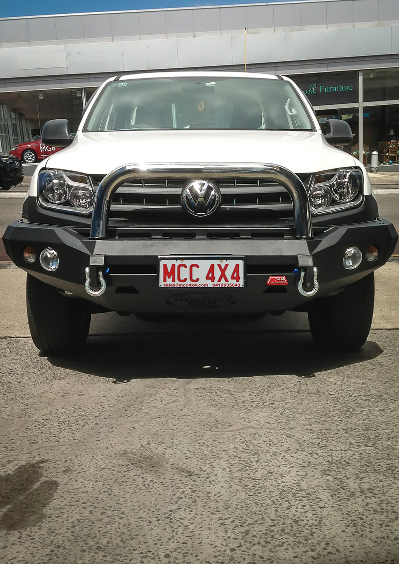 Amarok 2011-On 078-01SQSBL Rocker Bull Bar Single Sand Black Loop Pack ...