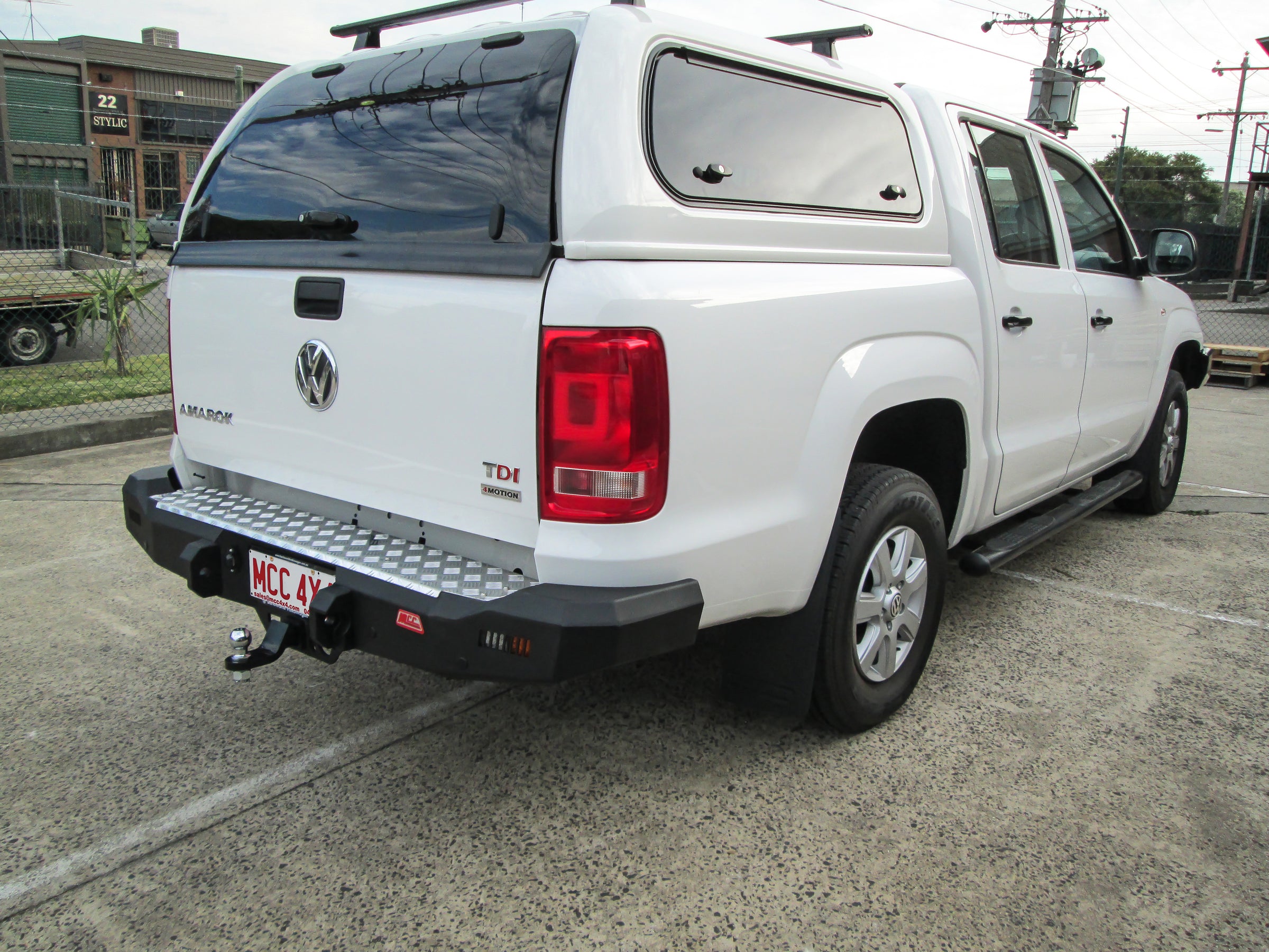 Amarok 2011-On 022-01 Rocker Rear Bar Package - SKU MCC-04001-201 – MCC 4x4