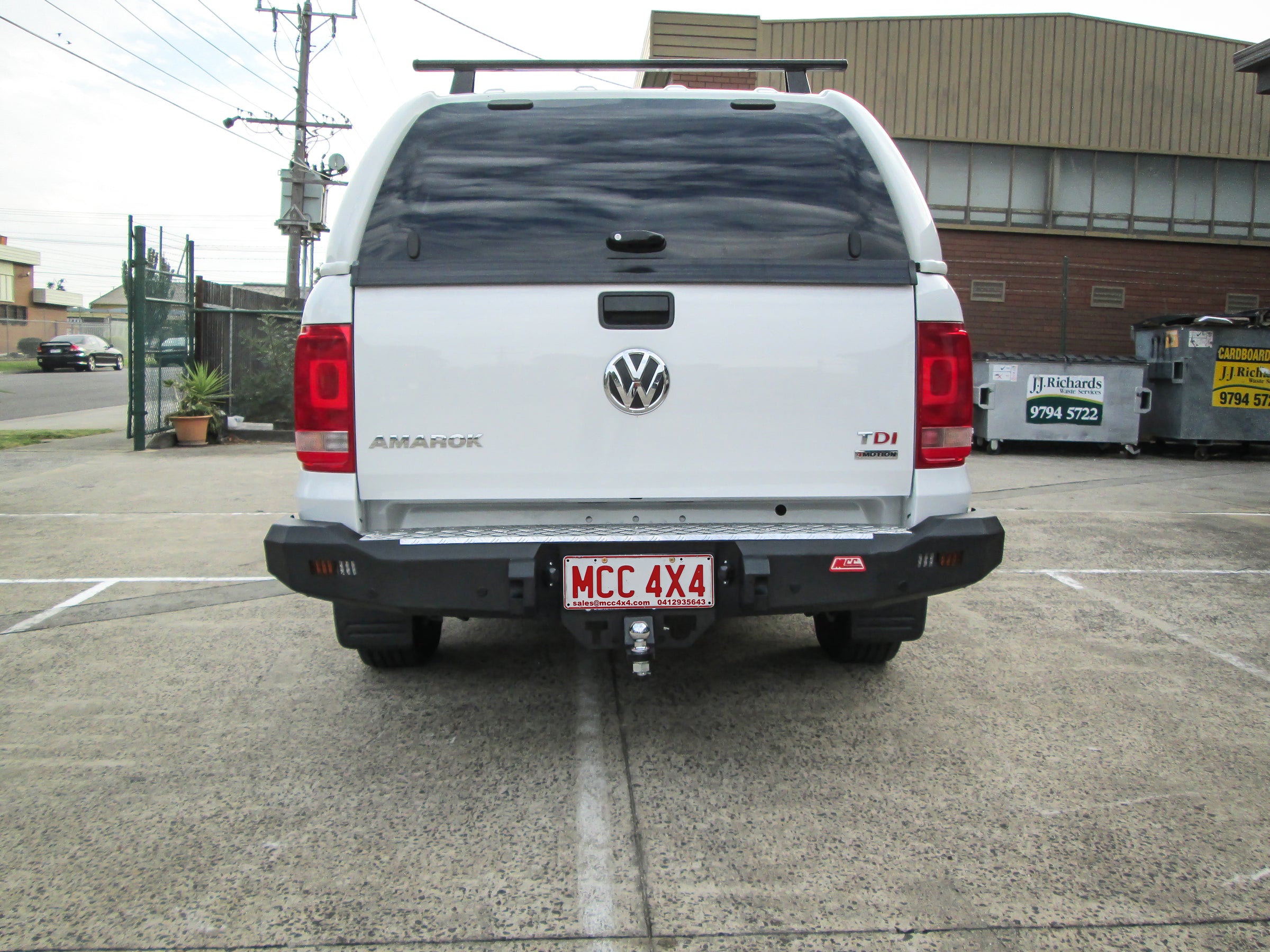 Amarok 2011-On 022-01 Rocker Rear Bar Package - SKU MCC-04001-201 – MCC 4x4