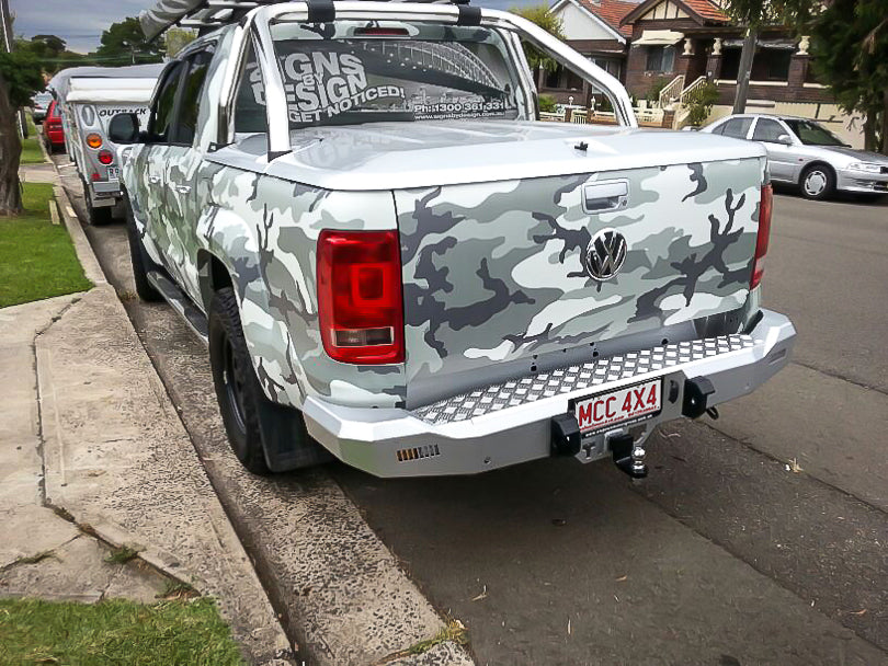 Amarok 2011-On 022-01 Rocker Rear Bar Package - SKU MCC-04001-201 – MCC 4x4