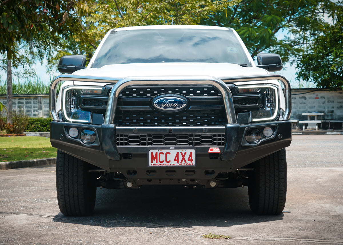 Next-Gen Ranger/Everest 2022-On - 707-01 Falcon Bull Bar Triple Stainl ...