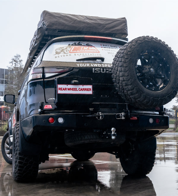 Isuzu MU-X Gen 3 2022-On Wheel Carriers Rear Bar – MCC 4x4