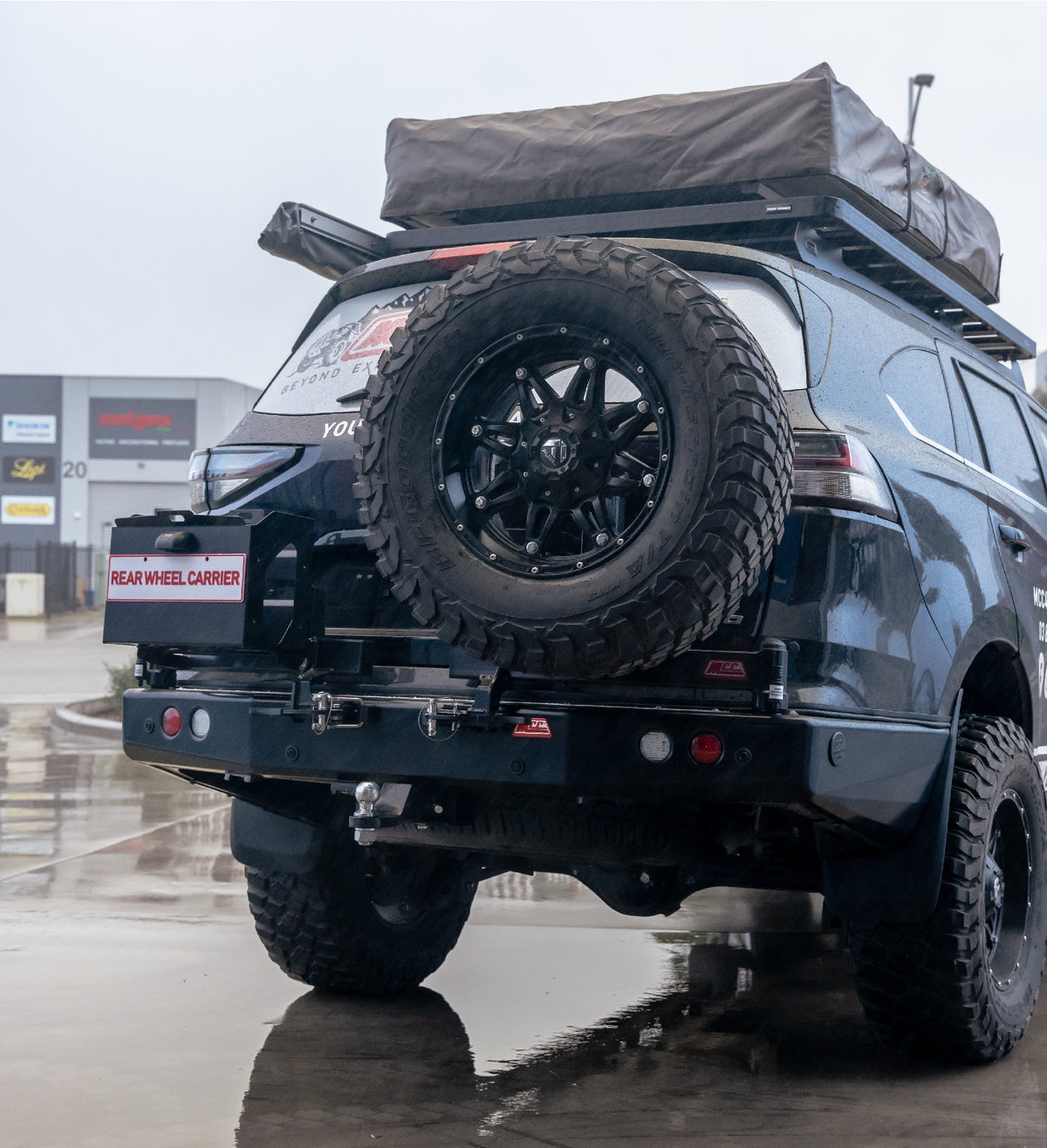 Isuzu MU-X Gen 3 2022-On Wheel Carriers Rear Bar – MCC 4x4