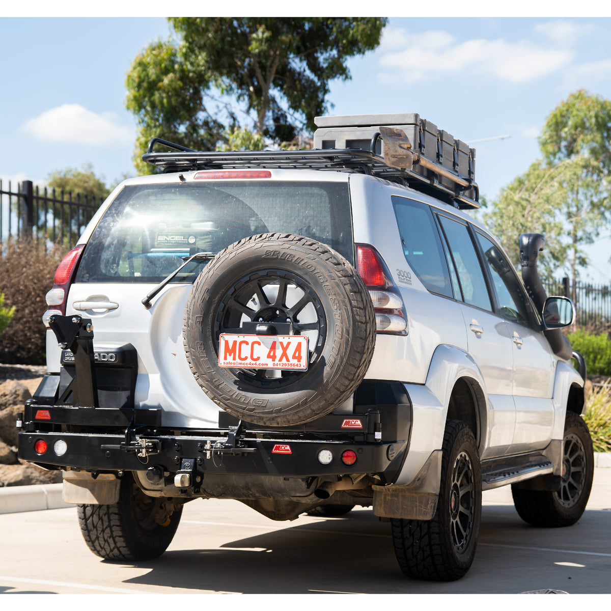 Prado 120 2002-09 022-02 Rear Wheel Carrier Dual Wheels – MCC 4x4